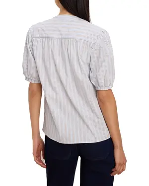 NIC+ZOE Eton Stripe Short Sleeve Shirt