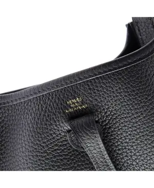 Hermès Tpm Evelyne Bag Gen Iii Clemence - Black