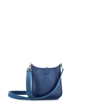 Hermès Tpm Evelyne Bag Gen Iii Clemence - Blue