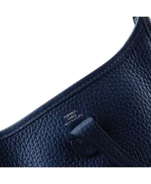 Hermès Tpm Evelyne Bag Gen Iii Clemence - Blue