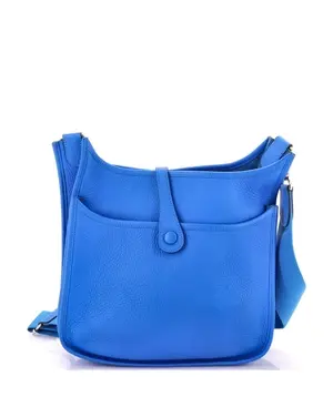 Hermès Pm Evelyne Bag Gen Iii Clemence - Blue