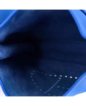 Hermès Pm Evelyne Bag Gen Iii Clemence - Blue