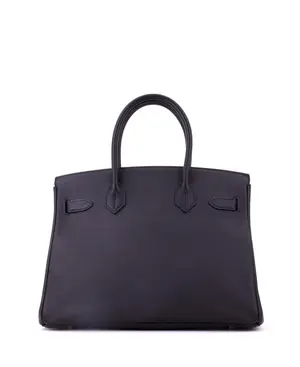 Hermès Birkin 30 Handbag Black Epsom With Gold Hardware