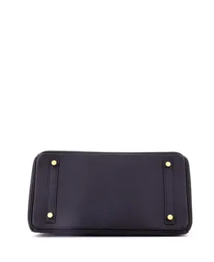 Hermès Birkin 30 Handbag Black Epsom With Gold Hardware