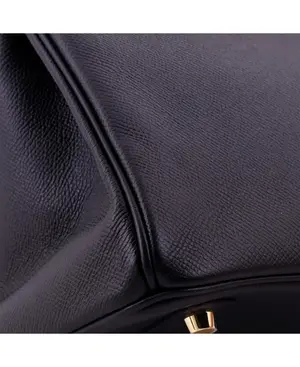 Hermès Birkin 30 Handbag Black Epsom With Gold Hardware