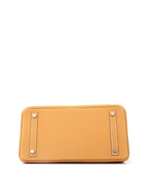 Hermès Birkin 30 Handbag Light Togo With Palladium Hardware - Natural Sable