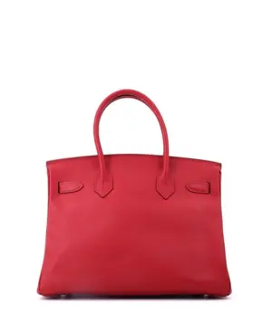Hermès Birkin 25 Handbag Red Epsom With Palladium Hardware - Rouge Garance
