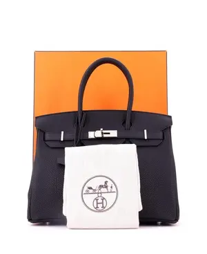 Hermès Birkin 30 Handbag Black Togo With Palladium Hardware - Noir