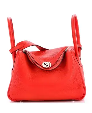 Hermès 26 Lindy Bag Clemence - Red