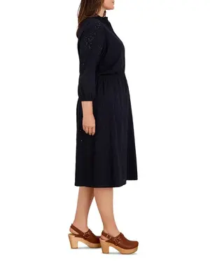 NIC+ZOE High Tea Knit Eyelet Dress