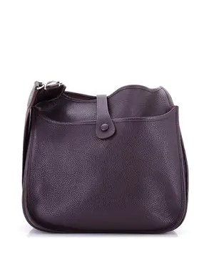 Hermès Gm Evelyne Bag Gen Iii Clemence - Purple