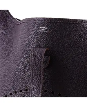 Hermès Gm Evelyne Bag Gen Iii Clemence - Purple