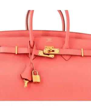 Hermès Birkin 35 Handbag Pink Epsom With Gold Hardware