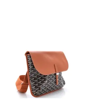 Goyard Coursier Messenger Bag Coated Canvas And Leather