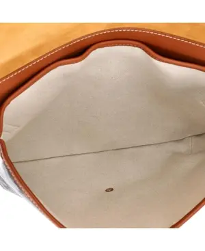 Goyard Coursier Messenger Bag Coated Canvas And Leather