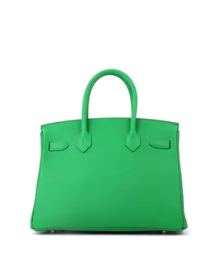 Hermès Birkin 30 Handbag Green Epsom With Gold Hardware