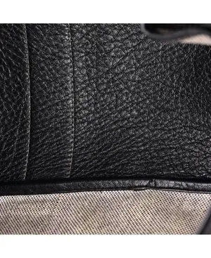 Hermès 36 Garden Party Tote Toile And Leather - Black