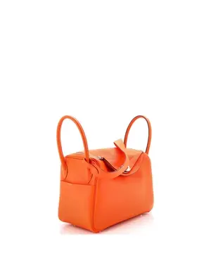 Hermès 26 Lindy Bag Clemence - Orange