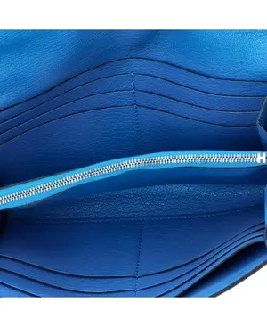 Hermès Long Kelly Wallet Chevre Mysore