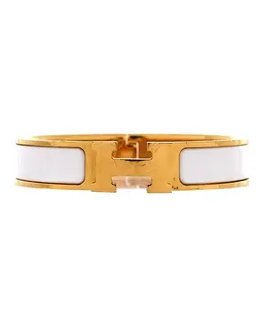 Hermès Narrow Clic H Bracelet - Enamel