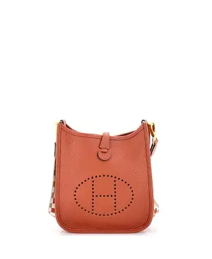 Hermès Tpm Evelyne Bag Gen Iii Clemence - Brown