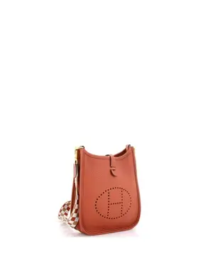 Hermès Tpm Evelyne Bag Gen Iii Clemence - Brown
