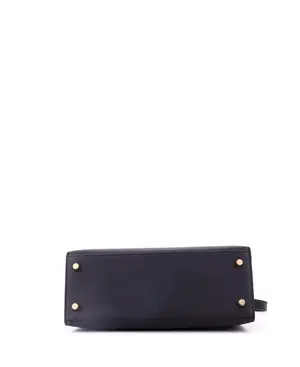 Hermès Kelly 25 Handbag Black Epsom With Gold Hardware - Noir