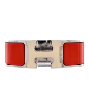 Hermès Wide Clic H Bracelet - Enamel