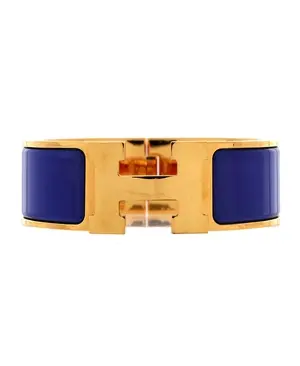 Hermès Wide Clic H Bracelet - Enamel