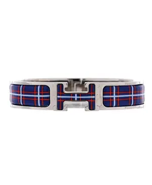 Hermès Narrow Clic H Bracelet Printed - Enamel