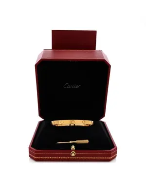 CARTIER Love Bracelet Brushed 18k