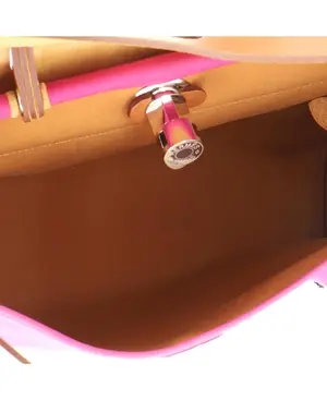 Hermès 31 Herbag Zip Leather And Toile