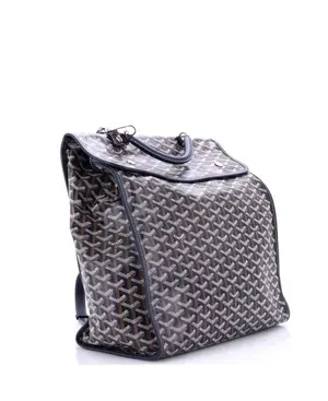 Goyard Saint Leger Briefcase Backpack Coated Canvas