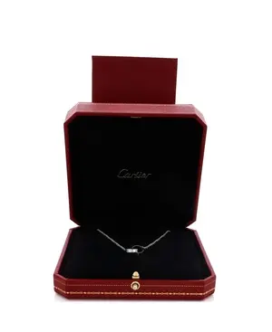 CARTIER Love Interlocking Necklace 18k Gold, 17.25
