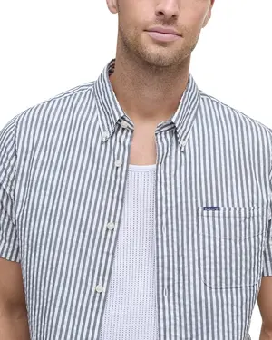 Barbour Cresswell Seersucker Cotton Summer Shirt