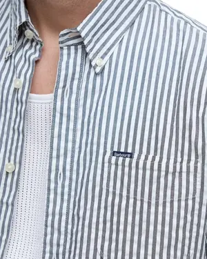 Barbour Cresswell Seersucker Cotton Summer Shirt