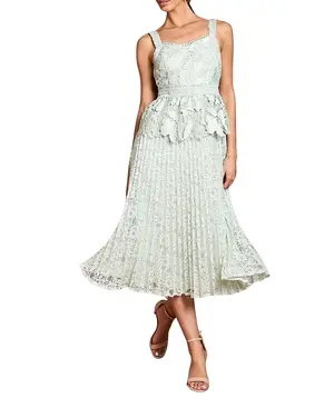 Coast Lace Peplum Midi Dress
