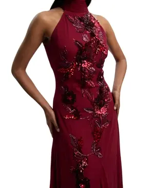 Karen Millen Halter Maxi Dress