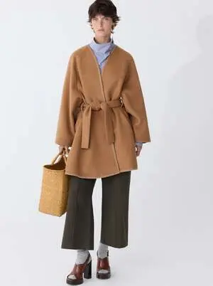 CALLAS MILANO Sonoma Wrap Cardigan - Camel