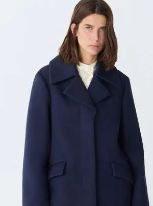 CALLAS MILANO Lucky" Peacoat With Waisted Silhouette