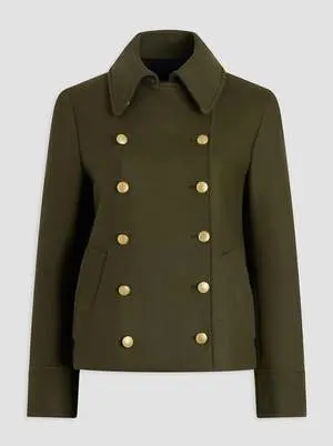 CALLAS MILANO Double-breasted Felt Wool Jacket