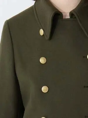 CALLAS MILANO Double-breasted Felt Wool Jacket