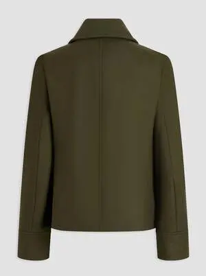 CALLAS MILANO Double-breasted Felt Wool Jacket