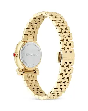 FERRAGAMO Gancini Twisted Bracelet Watch, 28mm