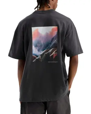 The North Face Oversized Fit Tnf Red Box Graphic Short Sleeve Tee