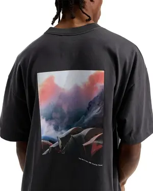 The North Face Oversized Fit Tnf Red Box Graphic Short Sleeve Tee