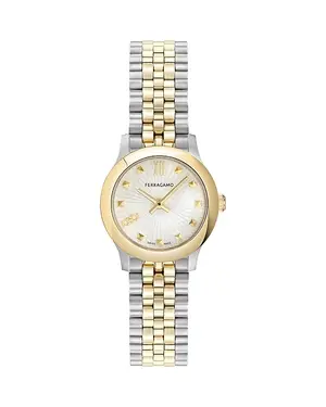 FERRAGAMO Duo Mini Bracelet Watch, 25mm - Two Tone