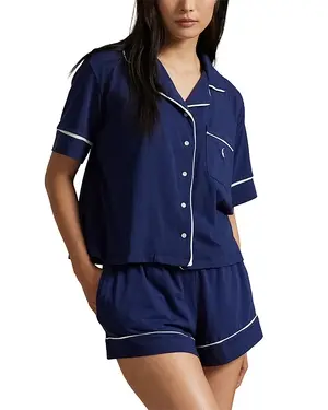 Polo Ralph Lauren Short Sleeve Pajama Set - Navy