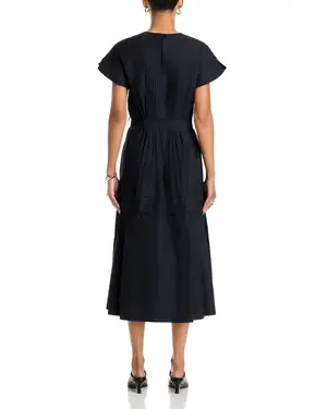 3.1 Phillip Lim Pleated Poplin Midi Dress