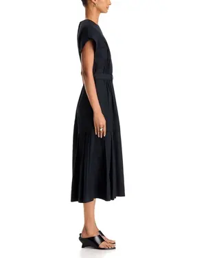 3.1 Phillip Lim Pleated Poplin Midi Dress